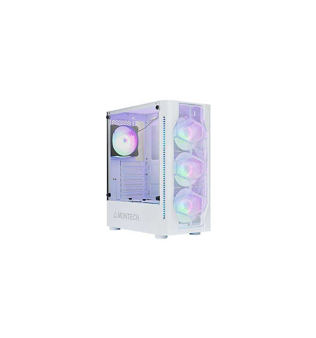Montech X1 MESH White Tempered Glass ATX Mid-Tower Gaming Case