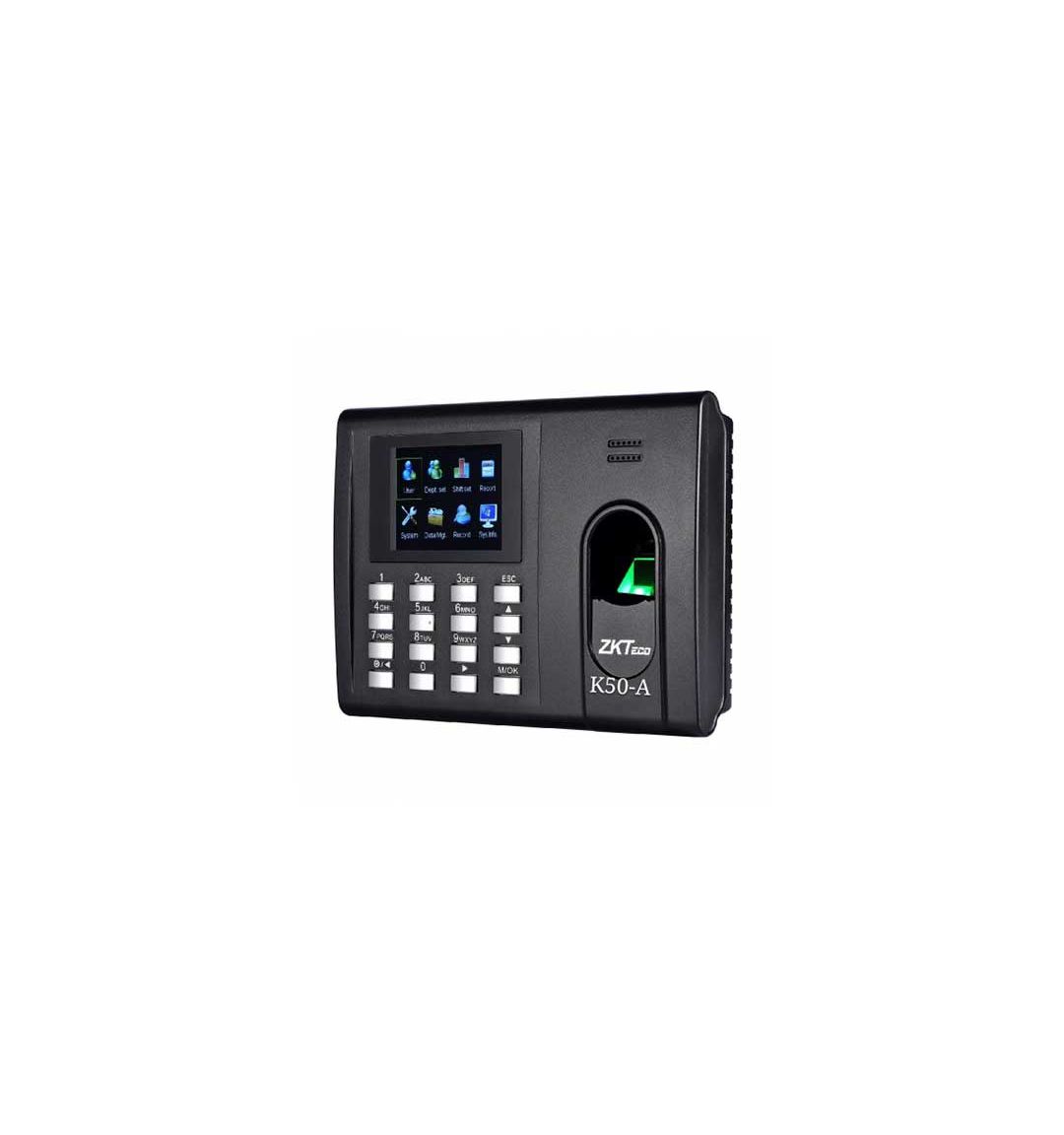 ZKTeco K50A Fingerprint Time Attendance & Access Control Terminal with ...